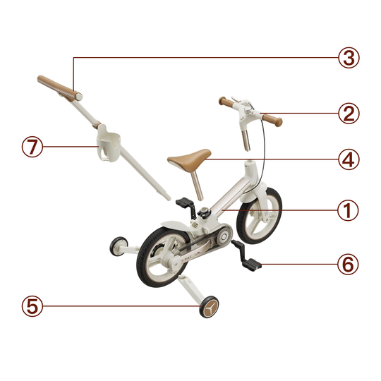 User Manual for Convertible C-Bike Learning Bike – HappyGira