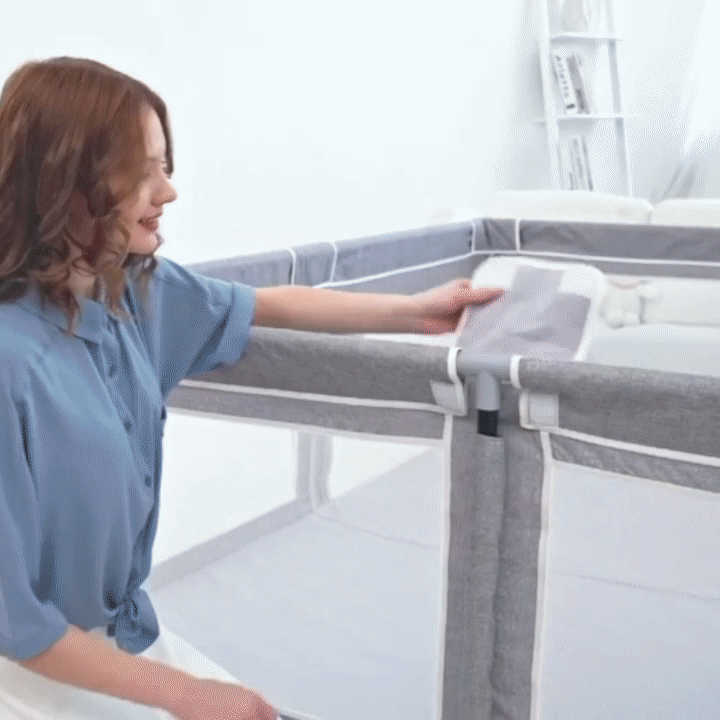 Foldable Adult-Accessible Baby Playpen & Play Yard – HappyGira