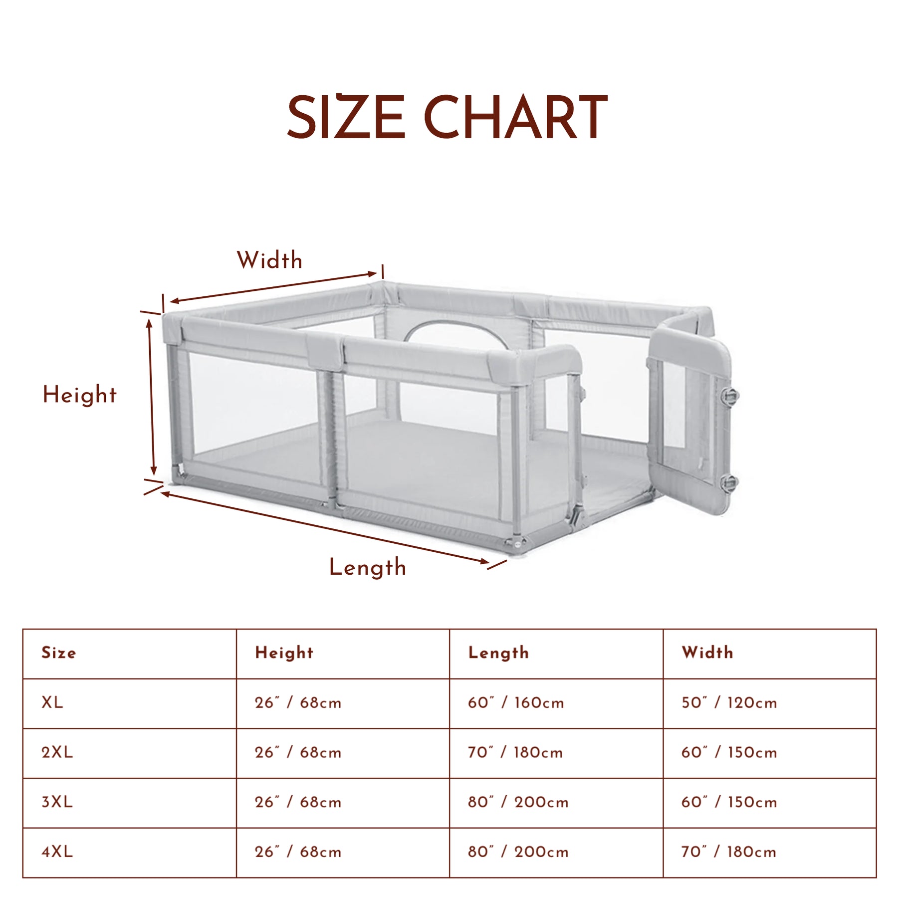 Foldable Adult-Accessible Baby Playpen & Play Yard – HappyGira