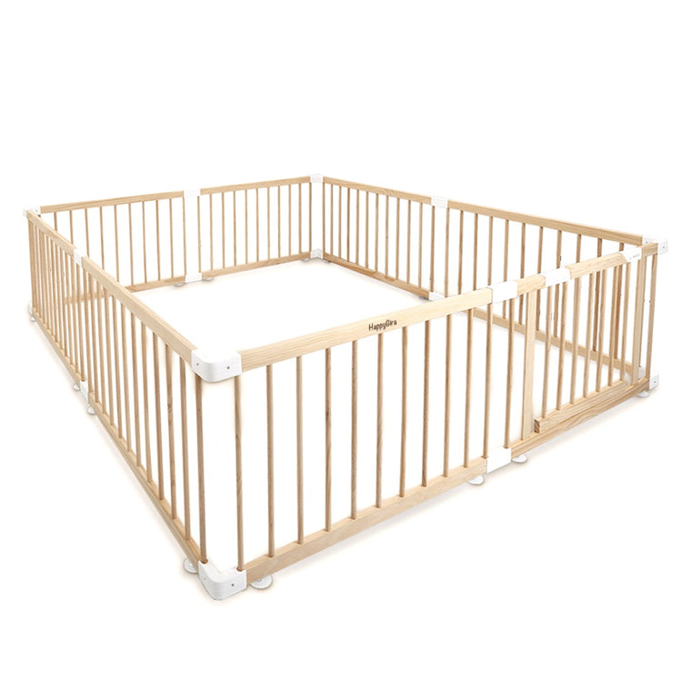 HappyGira Natural Timber Baby Playpen