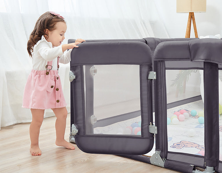 Foldable Adult-Accessible Baby Playpen & Play Yard – HappyGira